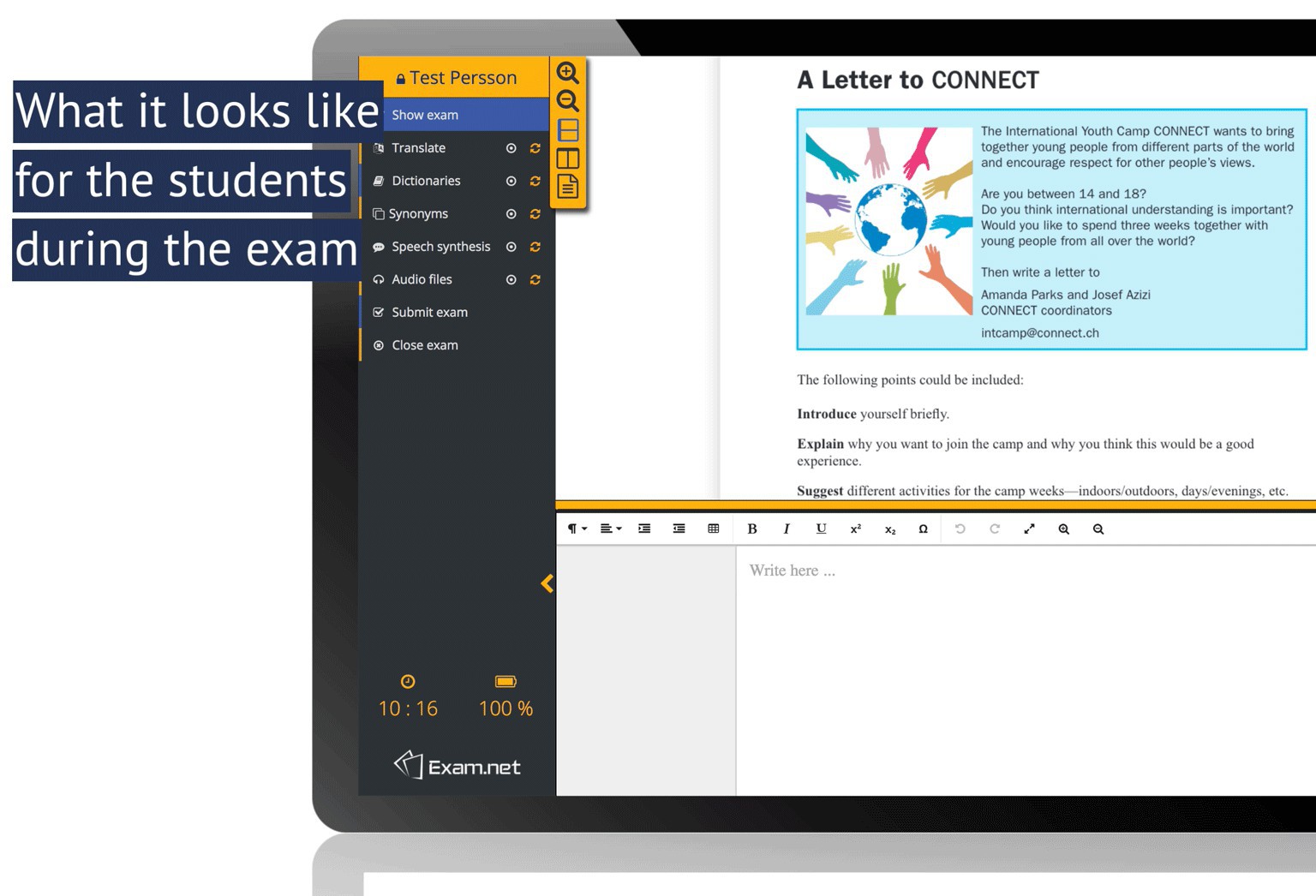 Tool: Exam.net - Reisgids Digitaal Leermateriaal