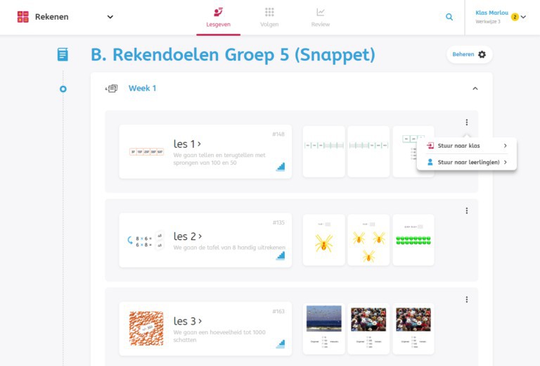 Tool: Snappet - Reisgids Digitaal Leermateriaal