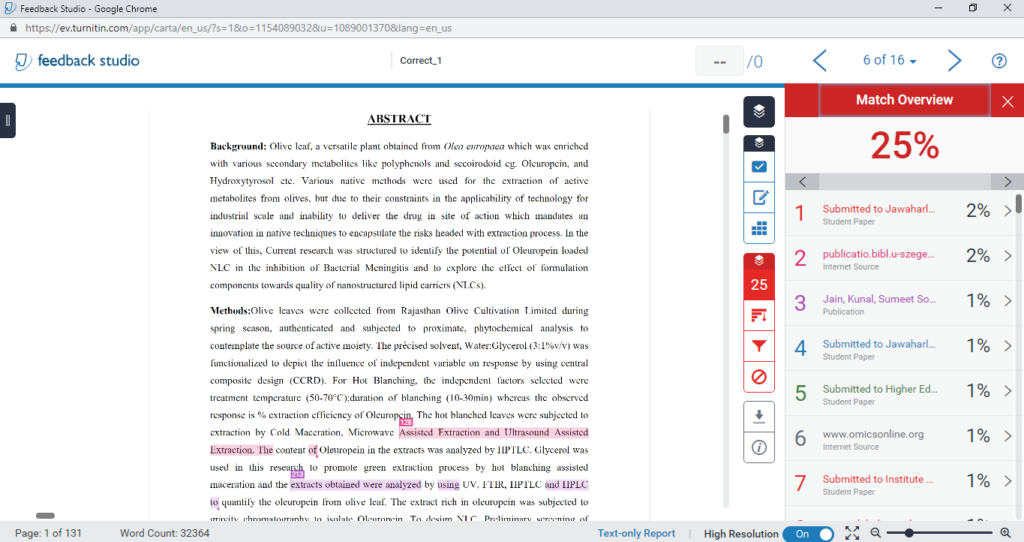 Tool: Turnitin - Reisgids Digitaal Leermateriaal