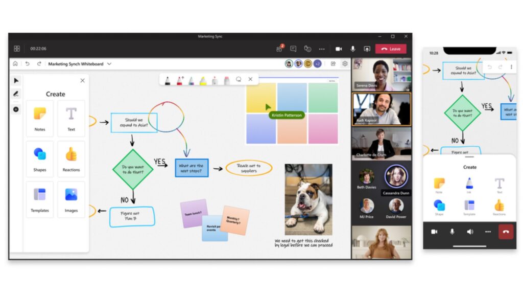 Tool: Microsoft Whiteboard - Reisgids Digitaal Leermateriaal